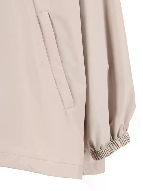MOORER Funnel-neck Jacket - Neutrals