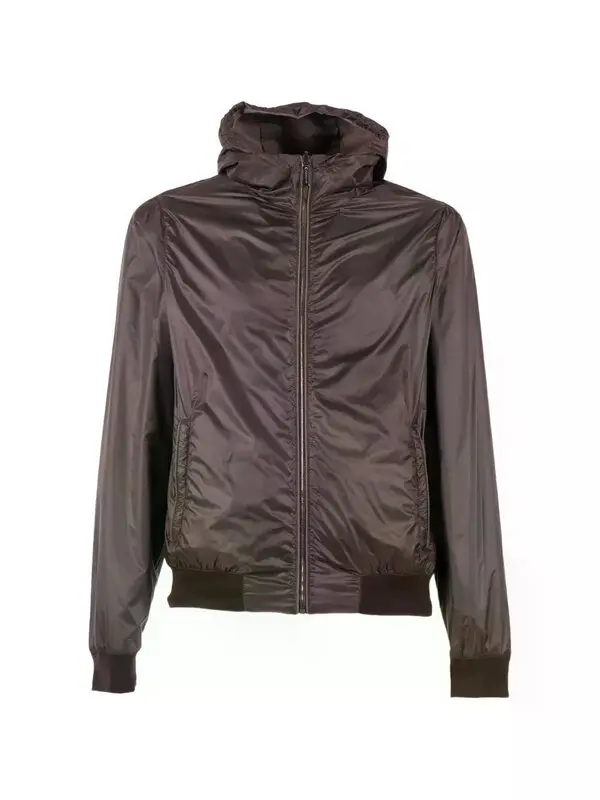 MOORER Hooded Zip-up Jacket