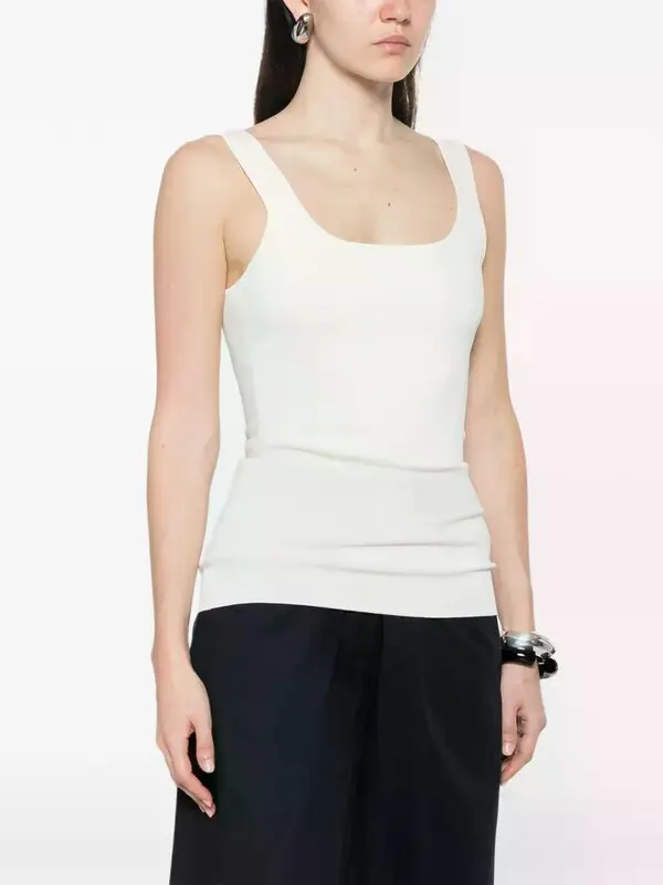 ENTIRE STUDIOS Sleeveless Scoop-neck Top