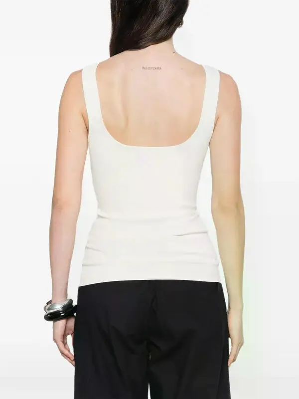 ENTIRE STUDIOS Sleeveless Scoop-neck Top