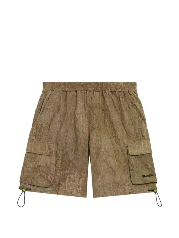 BARROW Cargo Drawstring Shorts - Brown