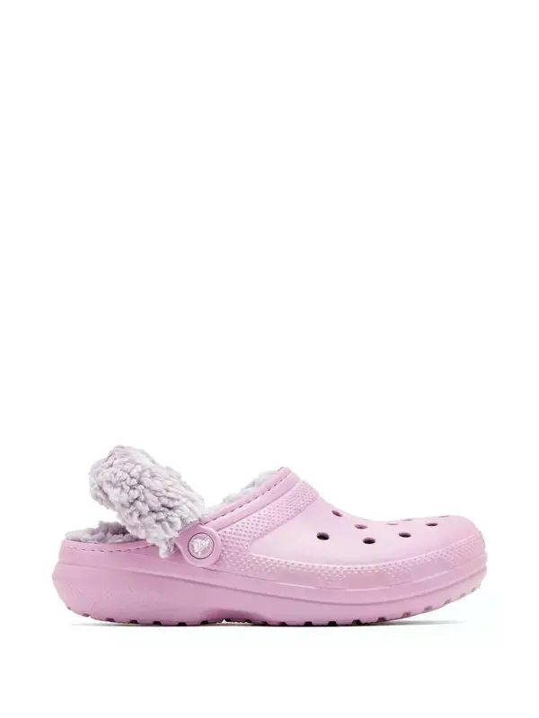 CROCS Furry Trim Slides