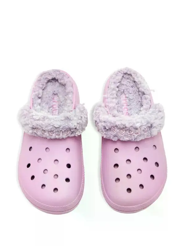 CROCS Furry Trim Slides