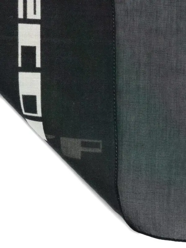 Rick Owens Graphic-print Scarf - Black