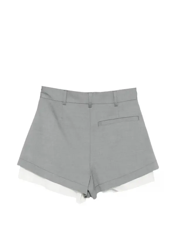TELA Pleated Layered Shorts
