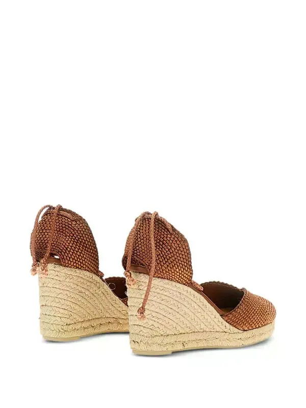 CastaÑer Lace-up Wedge Espadrilles
