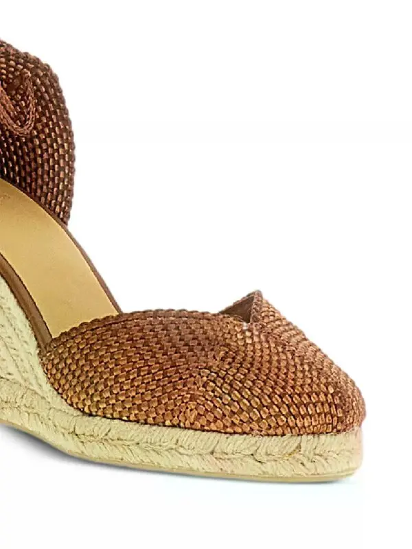 CastaÑer Lace-up Wedge Espadrilles