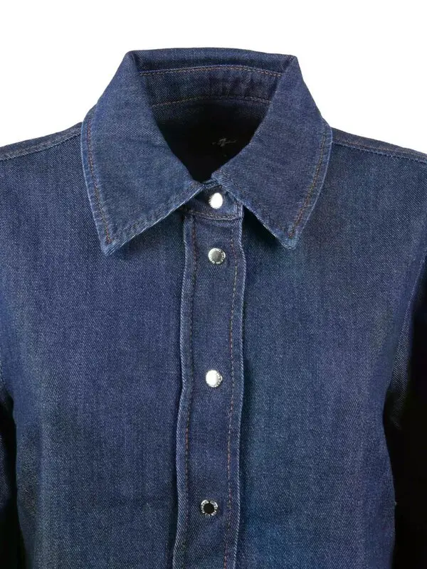7 For All Mankind Puff-sleeve Shirt