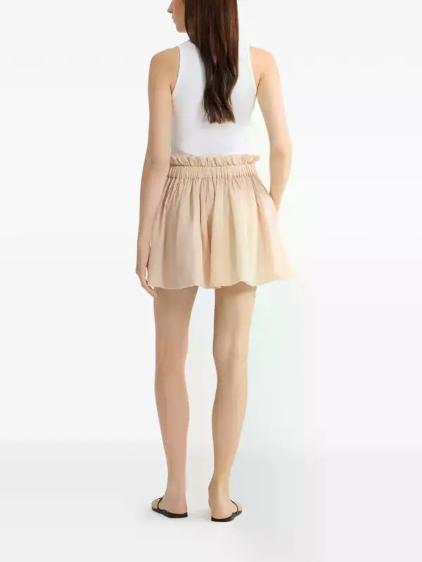 PATOU Ruffled Mini Skirt - Neutrals