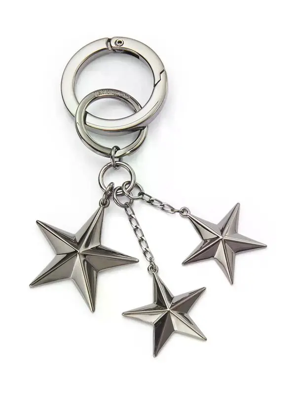 JIMMY CHOO Westley Keyring - Silver