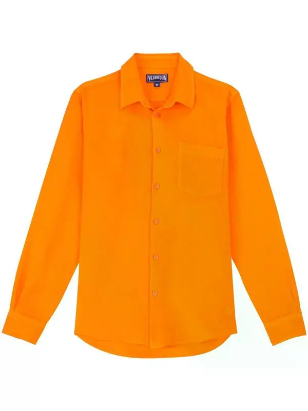 Vilebrequin Linen Shirt - Orange