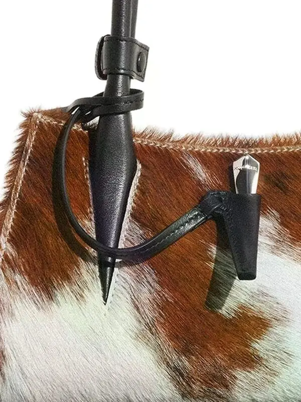 MUGLER Print Shoulder Bag