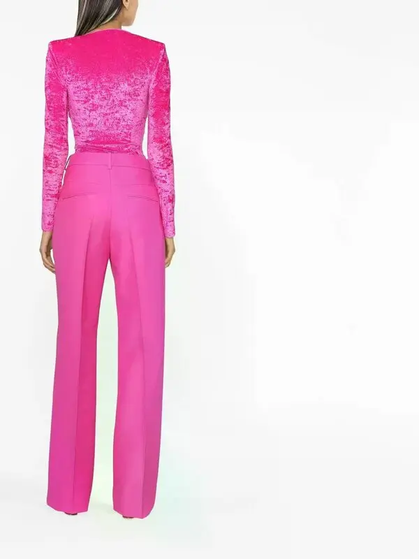 Valentino Garavani High-waisted Virgin Wool-blend Trousers