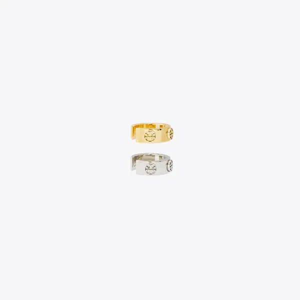 Tory Burch Icon Ear Cuff Set - Tory Gold