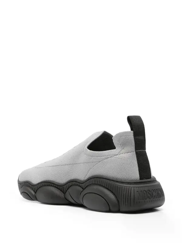 Moschino Logo-intarsia Slip-on Sneakers