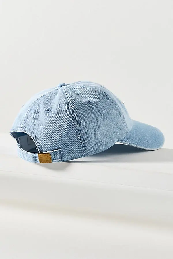 Clare V. Lips Baseball Cap - Denim