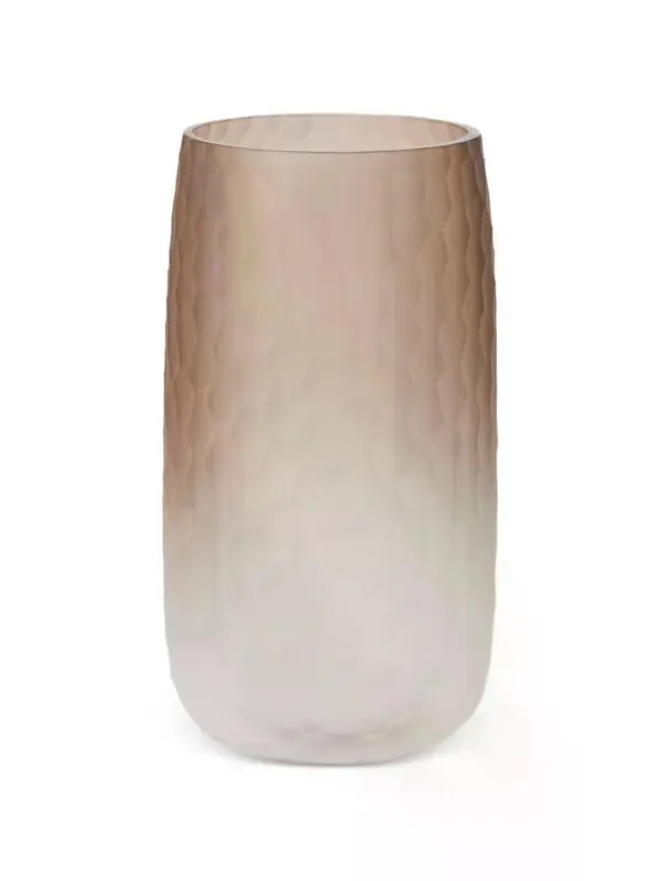 Brunello Cucinelli Hammered Murano Glass Vase - Neutrals