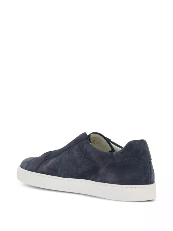 DOUCAL'S Leather Sneakers - Blue