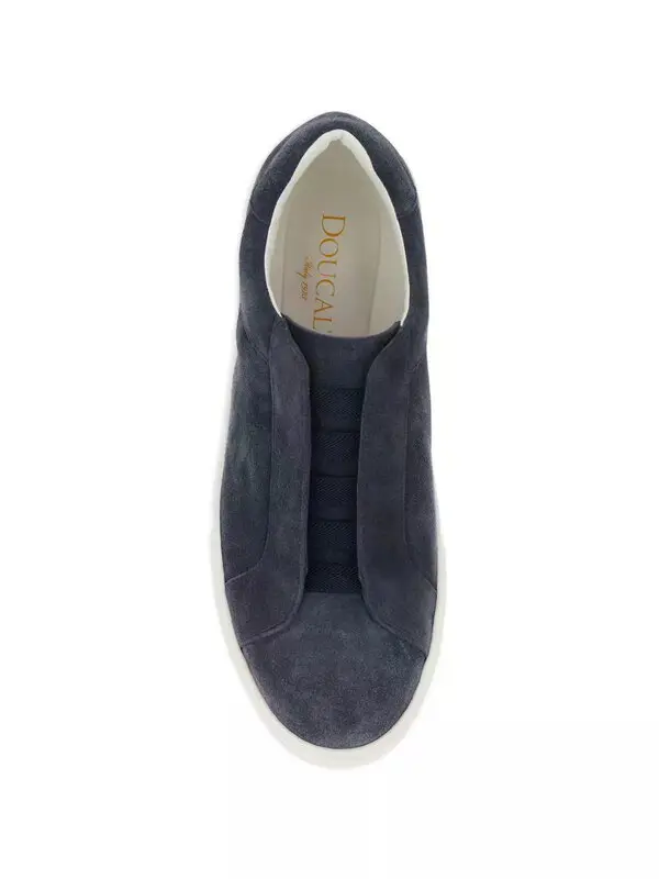 DOUCAL'S Leather Sneakers - Blue