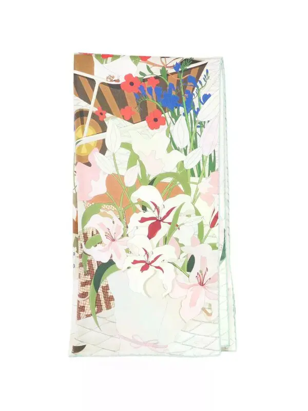 Fendi Floral-print Scarf