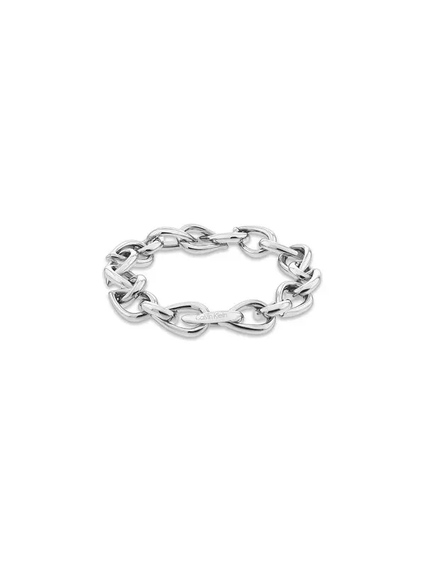 Calvin Klein Sculptural Link Bracelet - Silver