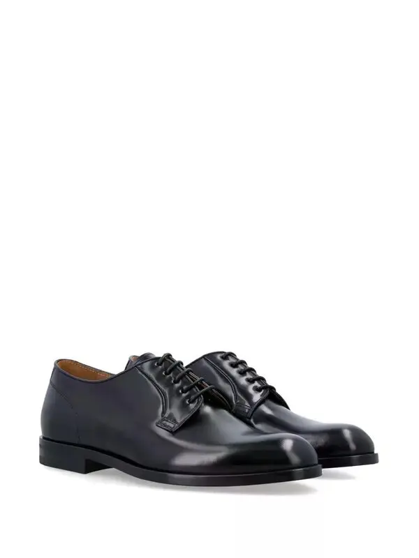 GREEN GEORGE Polished Leather Derby Shoes