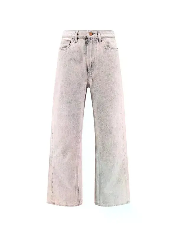 3x1 Bleached Straight Leg Jeans