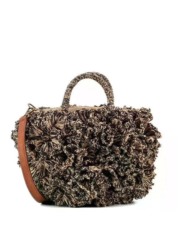 IBELIV Raffia Tote - Black