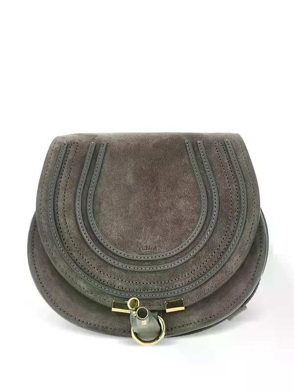 Chloé Small Marcie Suede Shoulder Bag