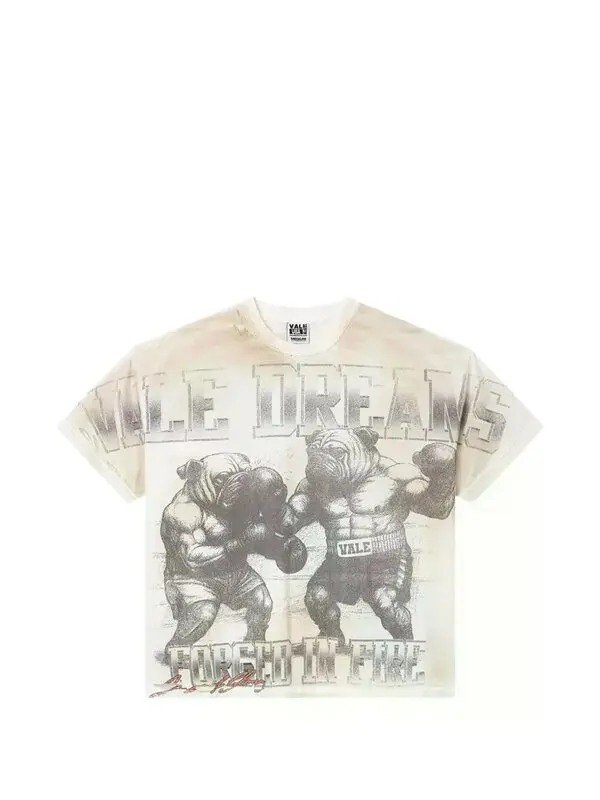 VALE FOREVER Forged Graphic T-shirt - Neutrals
