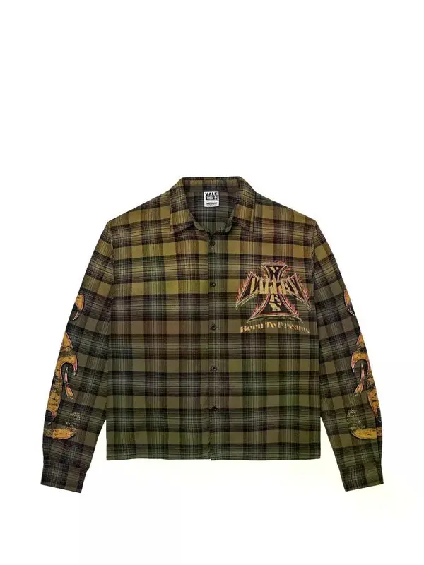 VALE FOREVER Tartan Graphic Flannel