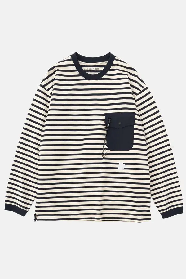 AND WANDER Long-sleeved Shirt - Multicolor