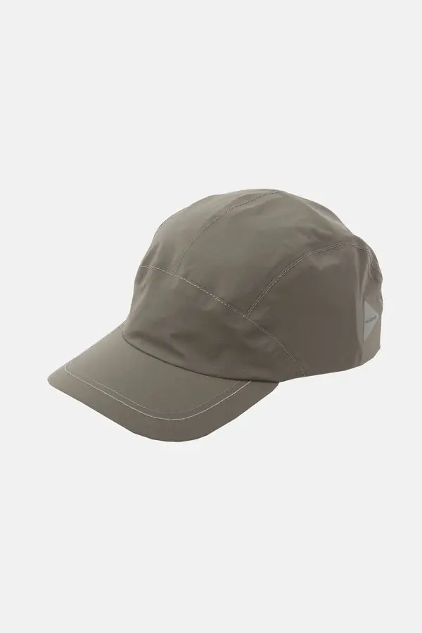 AND WANDER Pertex Shield Rain Visor Cap - Grey