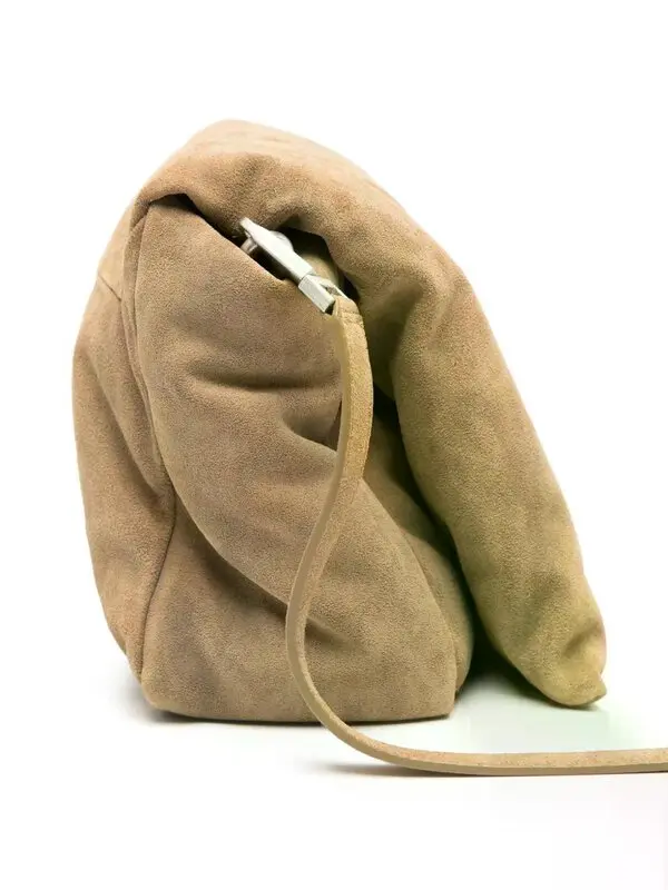 Rick Owens Griffin Leather Shoulder Bag - Neutrals