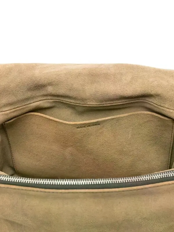 Rick Owens Griffin Leather Shoulder Bag - Neutrals