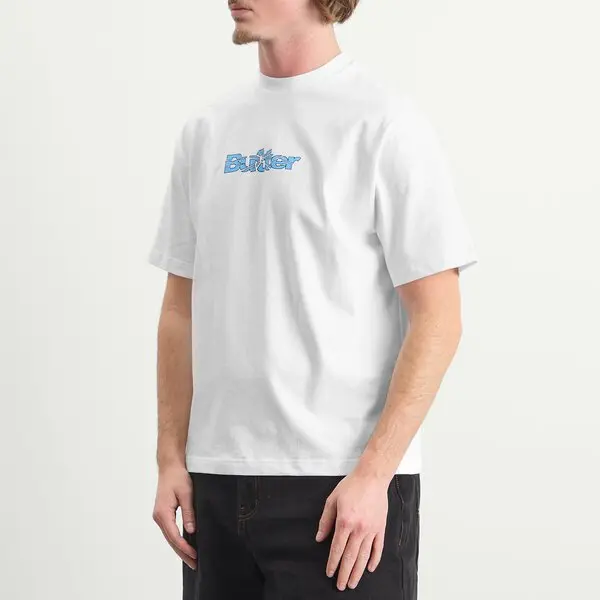 BUTTER GOODS Smashed Logo T-shirt - White