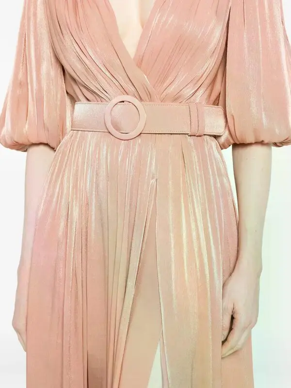 Costarellos V-neck Maxi Dress