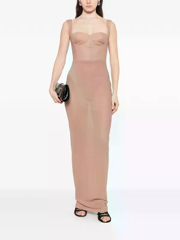 Alex Perry Sleeveless Maxi Dress - Neutrals