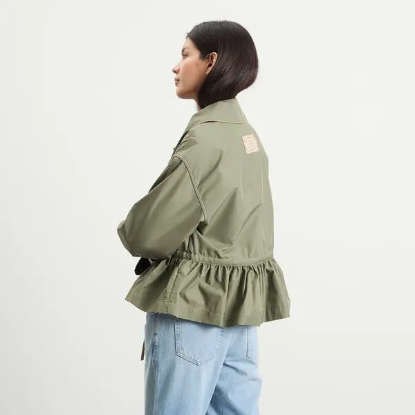 DAMSON MADDER Myrtle Trench Coat - Sage