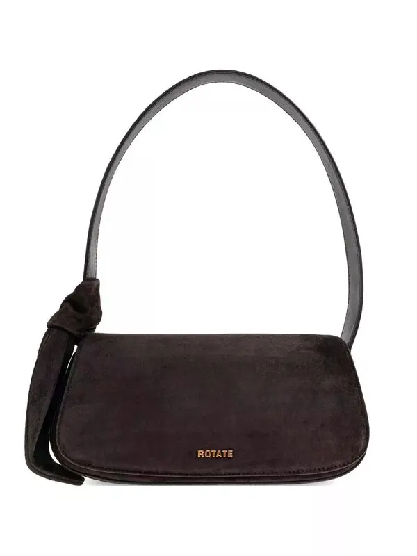 ROTATE BY BIRGER CHRISTENSEN Knot Logo-detail Shoulder Bag - Brown