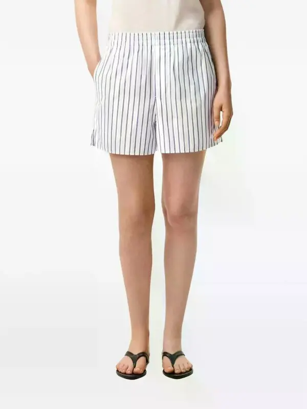 AMI Paris Elasticated Striped Shorts