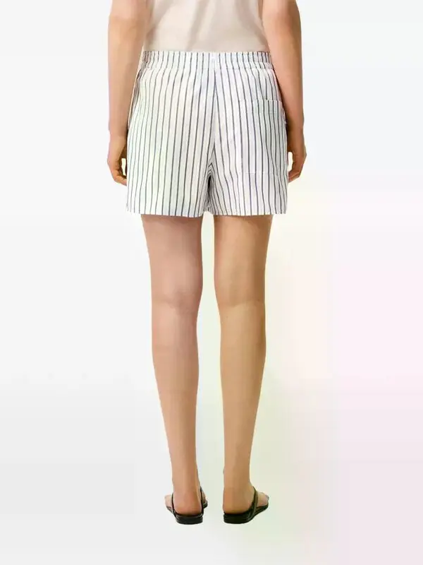 AMI Paris Elasticated Striped Shorts