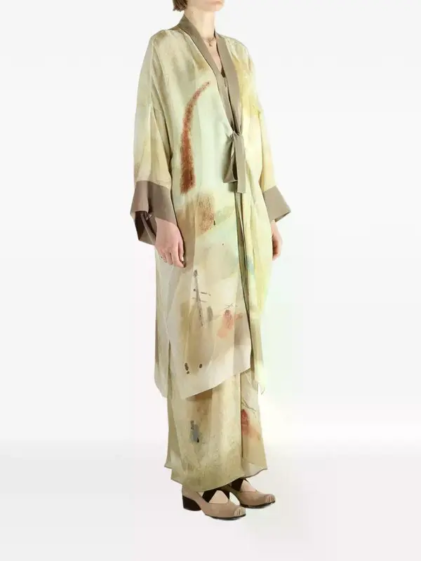 YANGKEHAN Tie-front Cape
