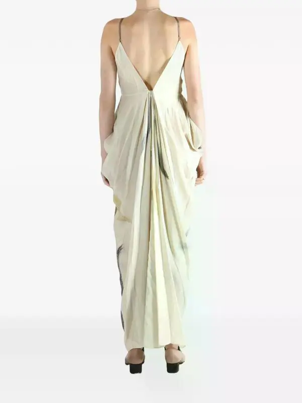 YANGKEHAN Sleeveless Maxi Dress With Rear-zip