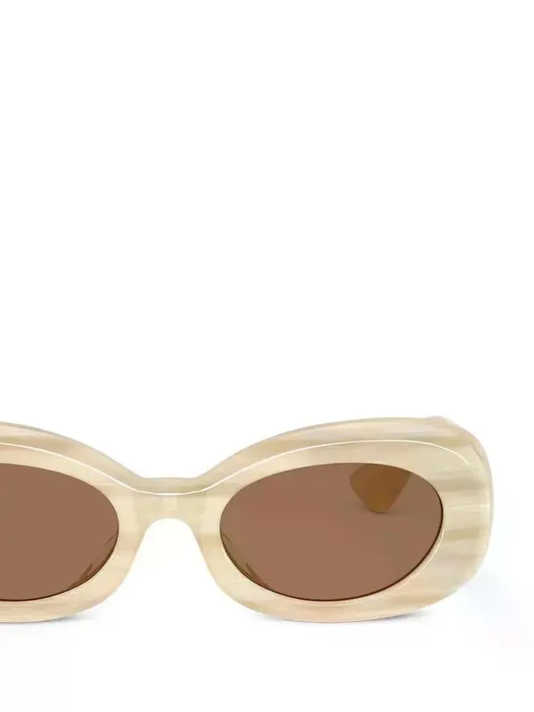 Khaite X Oliver Peoples Oval-frame Sunglasses