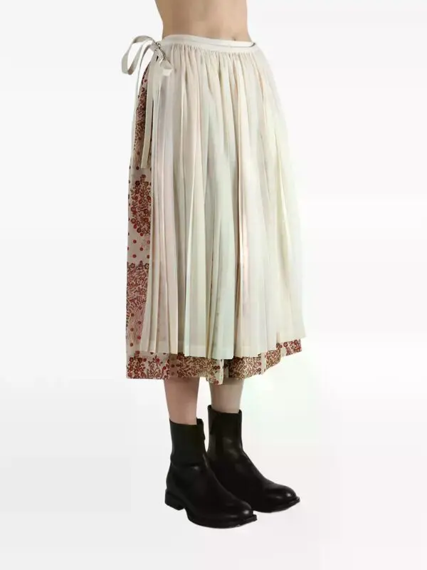 COMME DES GARÇONS TAO Pleated Cropped Trousers
