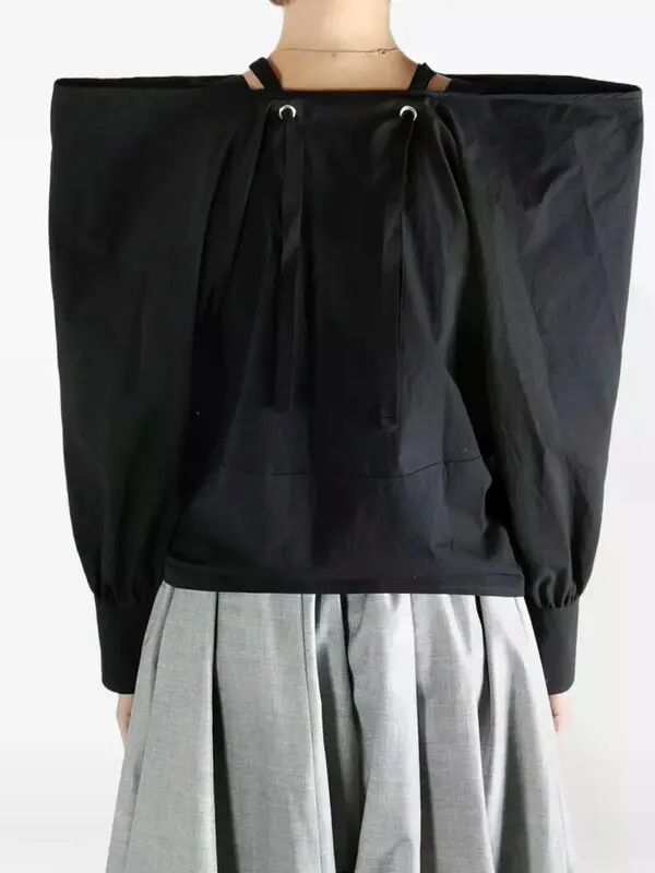 Comme Des Garçons Flower-embroidered Collar Shirt