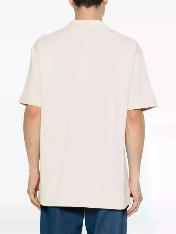 Maison Kitsuné Fox-embroidered Polo Shirt