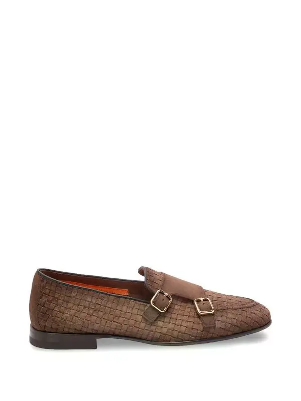 Santoni Double-buckle Loafers