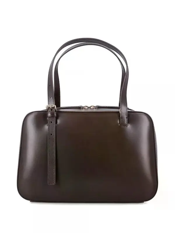 A.p.c. Virginie Leather Box Bag - Brown